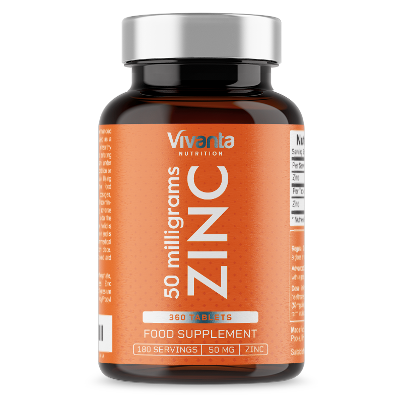 Zinc Tablets 50mg – Vivanta Nutrition